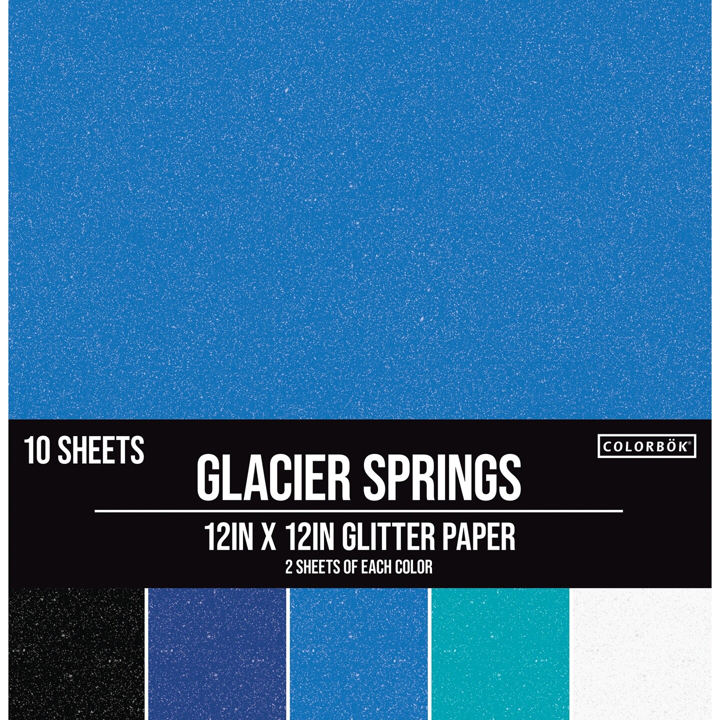Colorbok Specialty Paper 12"X12" 10/Pkg-Glitter Glacier | Michaels