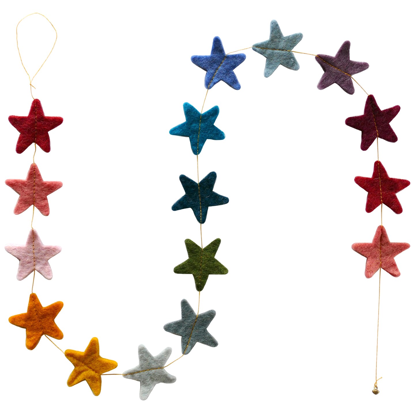 Lama Li Handmade Garland, Felt Stars | Michaels