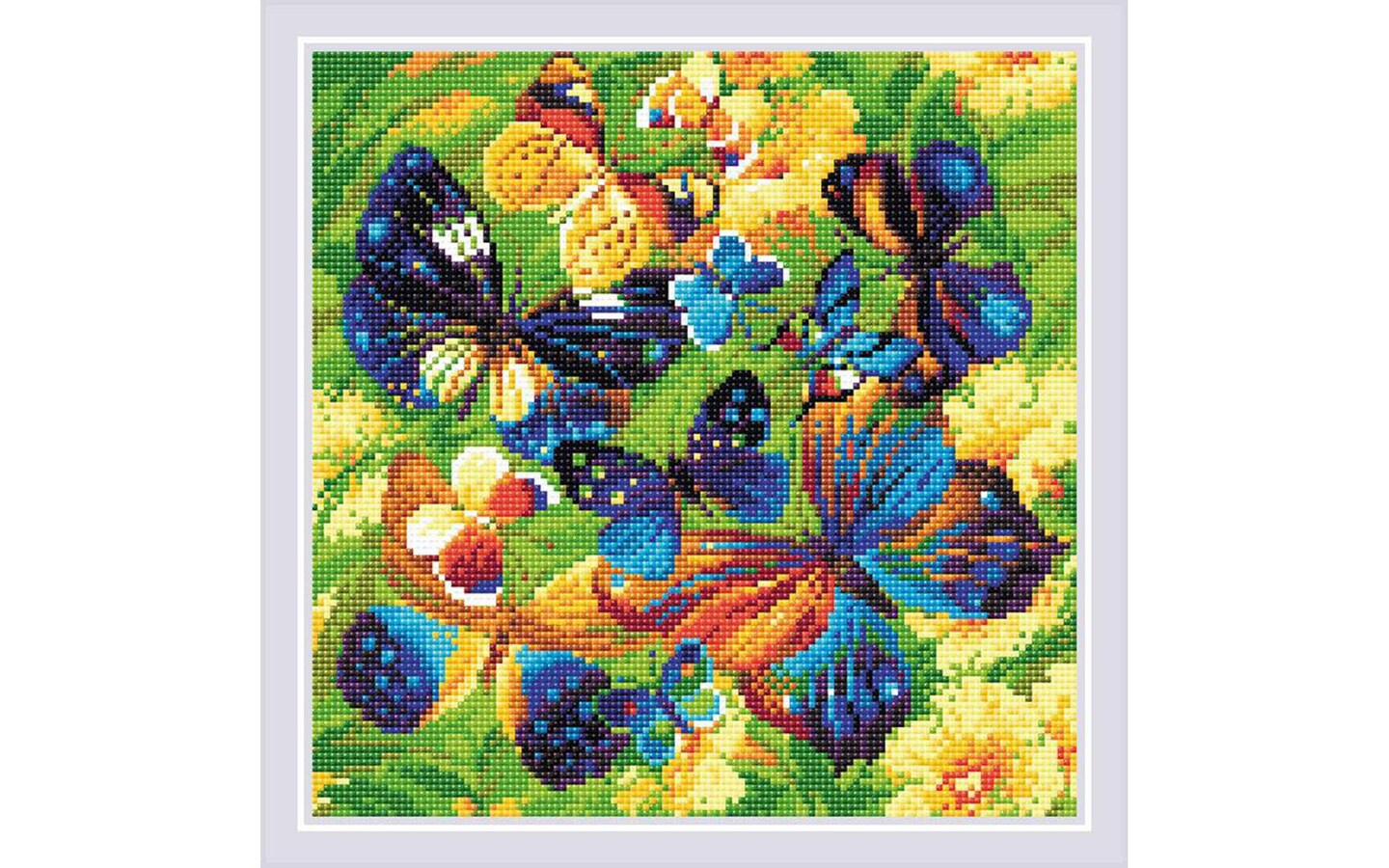 Riolis Diamond Mosaic Kit 11.75x11.75" Butterflies | Michaels