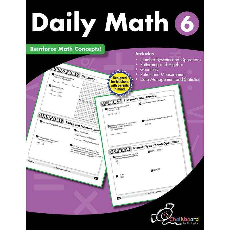 Daily Math Workbook, Grade 6 | Michaels