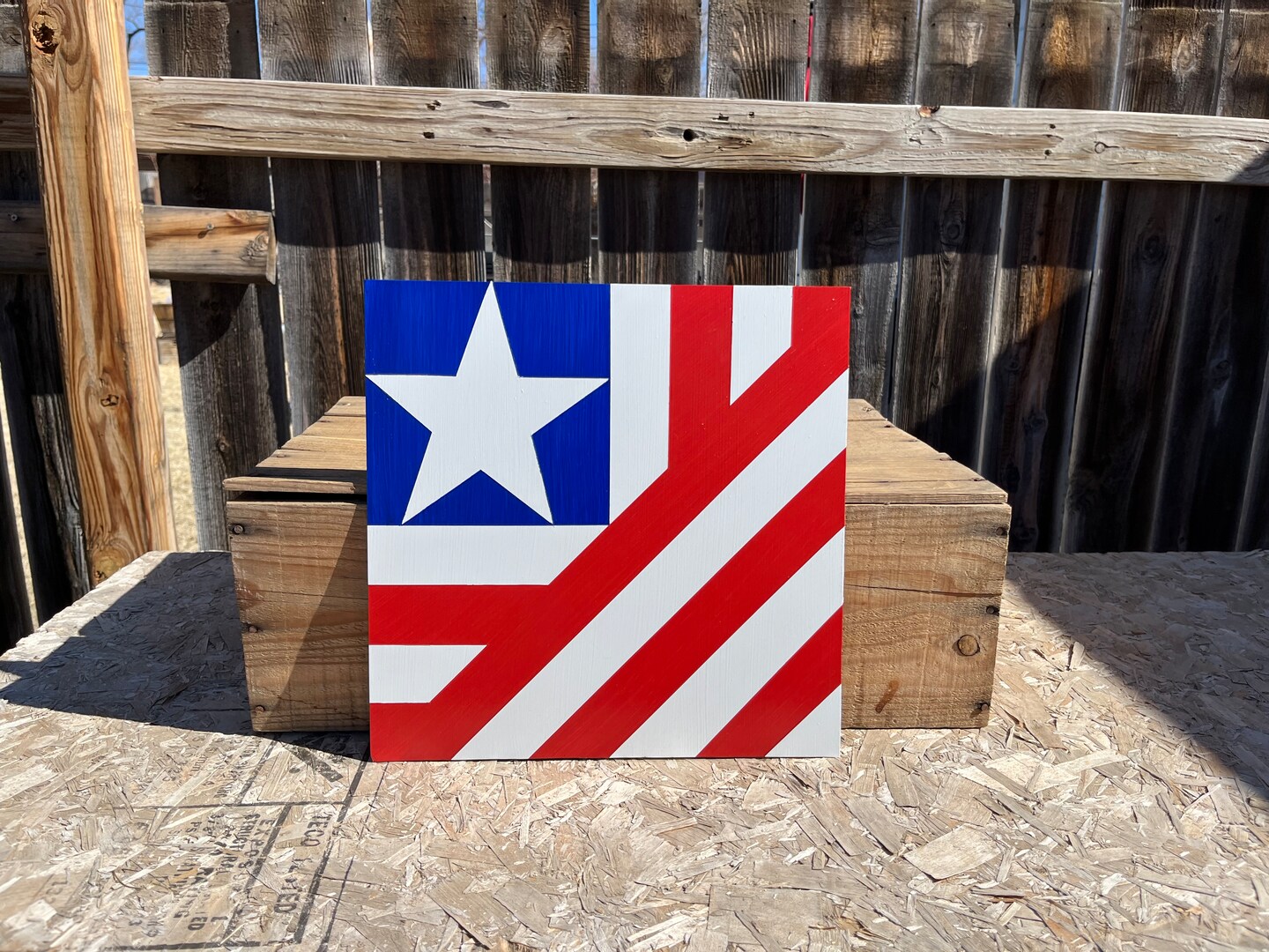 12 x 12 Folded Flag Barn Quilt | MakerPlace by Michaels