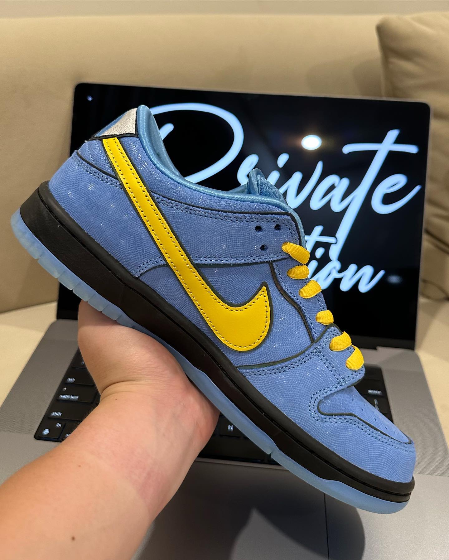 The Powerpuff Girls X SB Dunk Low "Bubbles" Blue Chill - Unisex Shoes ...