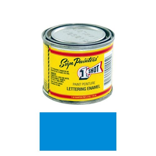 Process Blue Pinstriping Lettering Enamel Paint, 1/4 Pint | Michaels