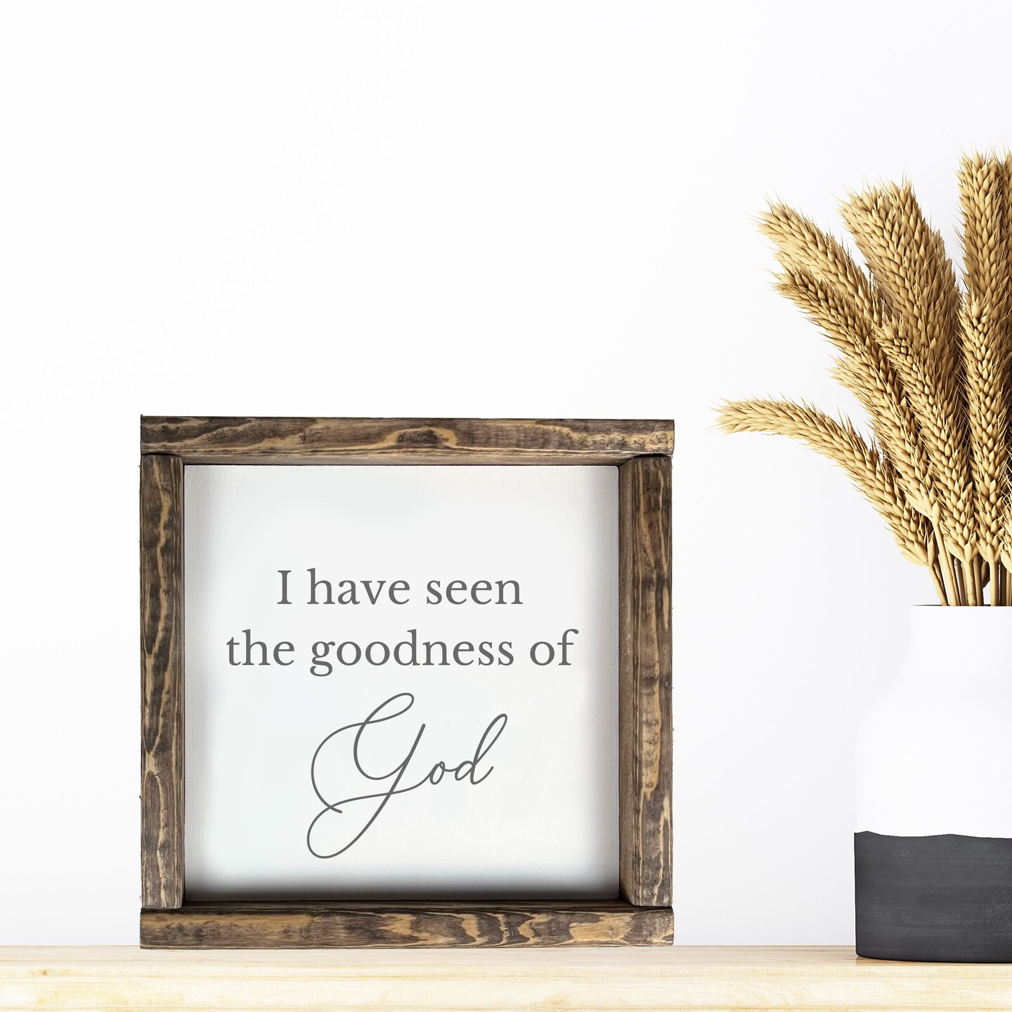I Have Seen The Goodness of God Wood Sign, Christian Wall Art ...