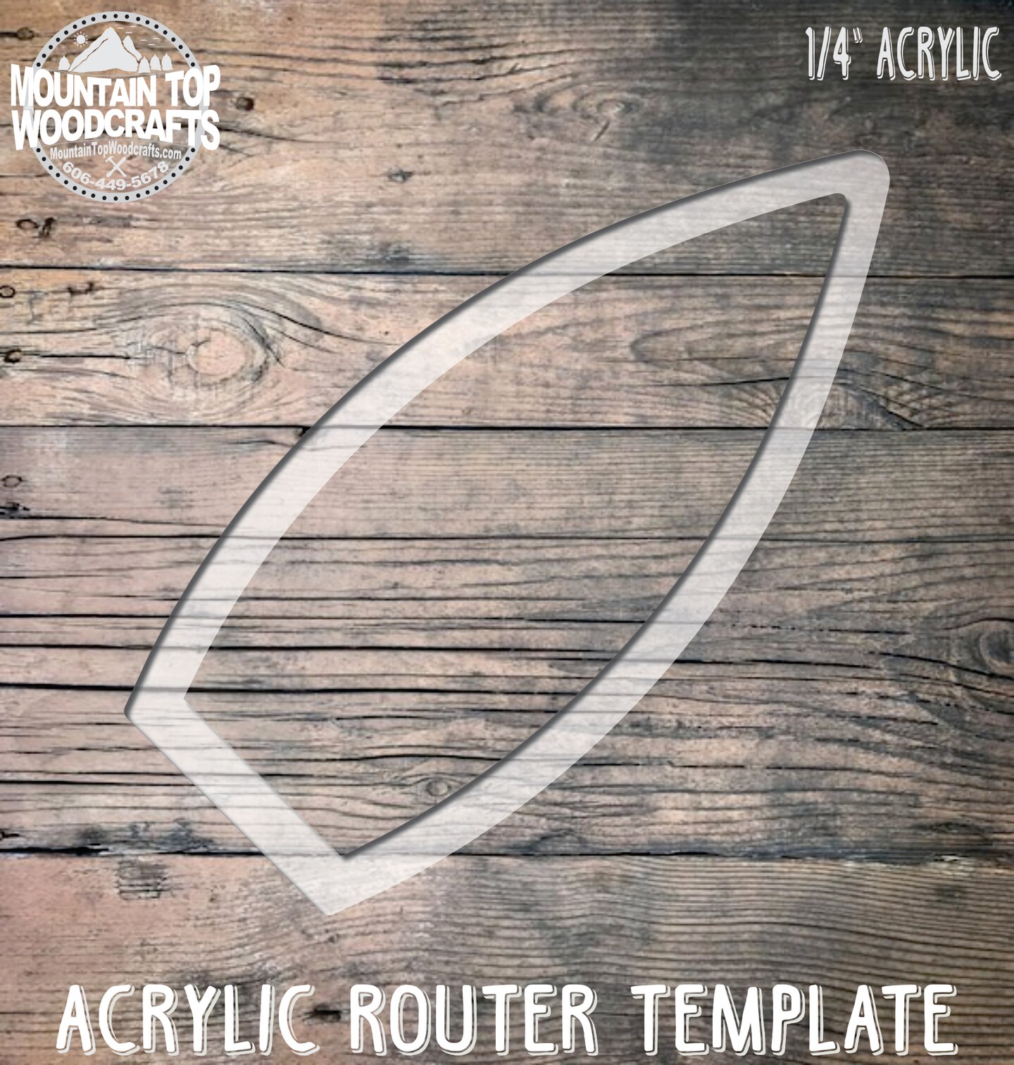 Sushi Single Section Tray ~ Acrylic Inlay Wood Router Template Stencil ...