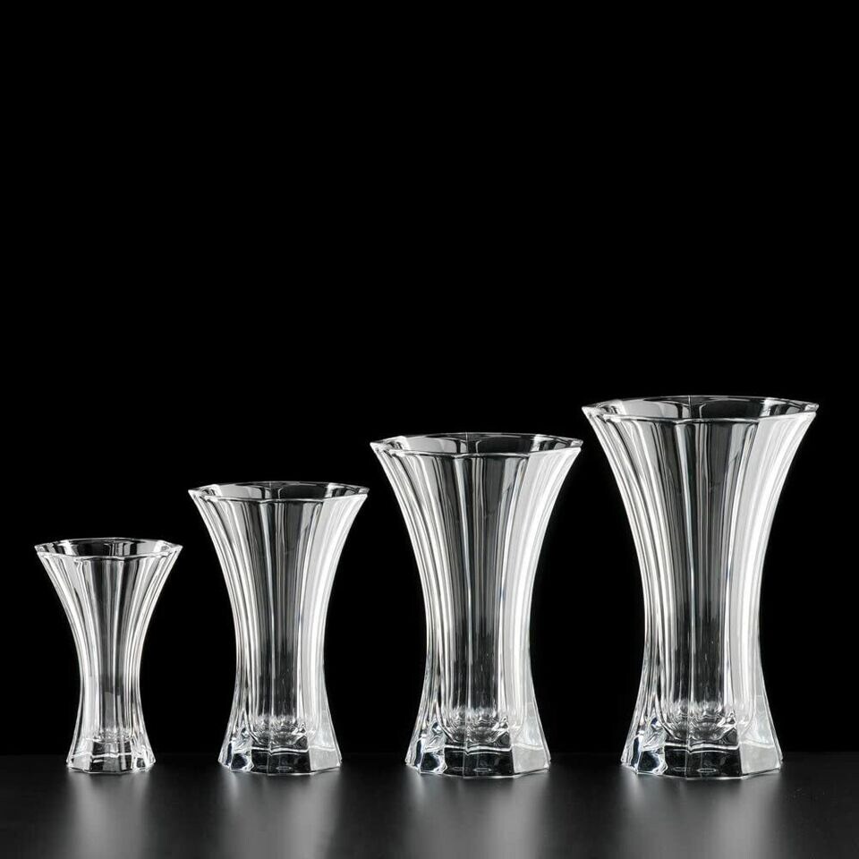 Saphir Crystal Vase, Trumpet Sparkling Non-Lead Crystal | Michaels
