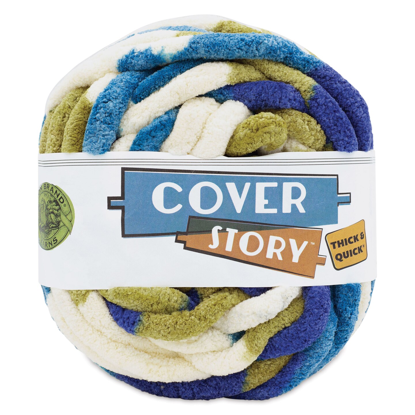 Lion Brand Cover Story Thick & Quick Yarn - Woodlands, 39 yards | Michaels
