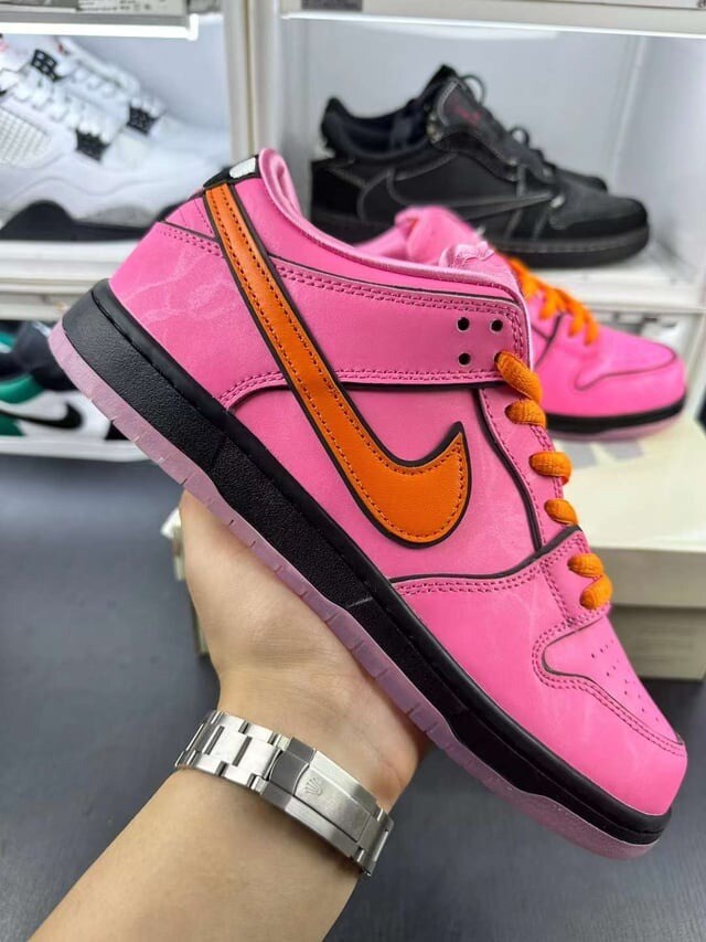 The Powerpuff Girls X SB Dunk Low "Blossom" Lotus Pink - Unisex Shoes ...