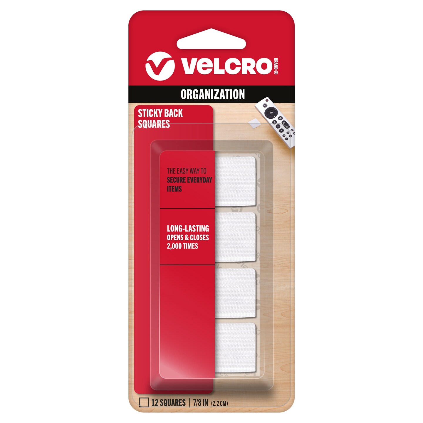 VELCRO(R) Brand Sticky Back Squares .875" 12/Pkg-White | Michaels