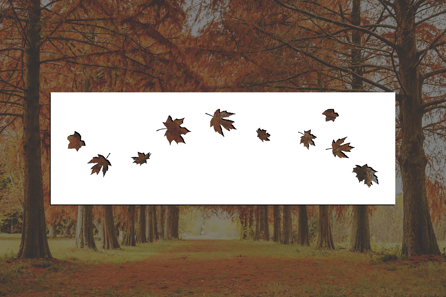 Maple Leaves Reusable Stencil Many Sizes Makerplace By Michaels