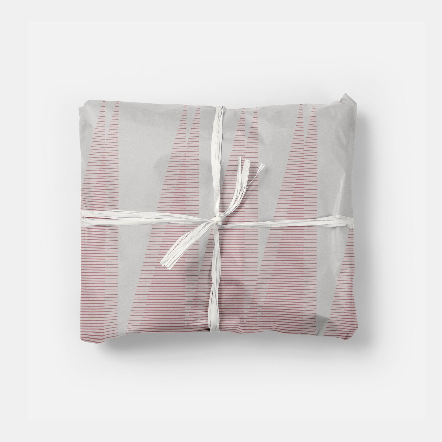 Fine Line Pink and Gray Wrapping Paper | Michaels