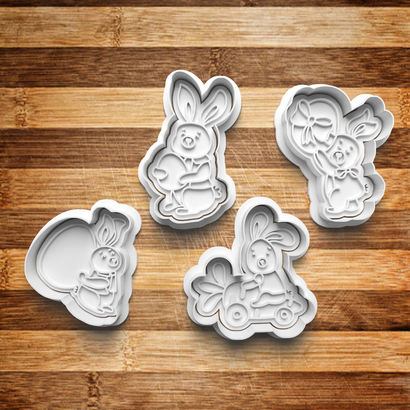 Easter Cookie Cutter | Cookie Stamp | Cookie Embosser | Cookie Fondant ...