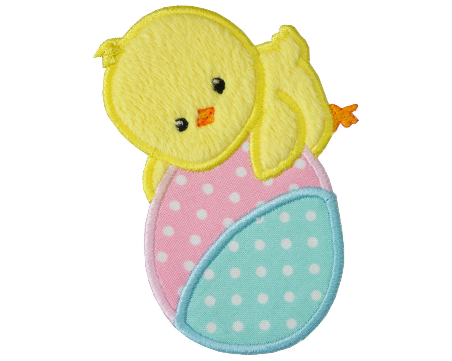 Easter Chick with Egg Sew or Iron on Embroidered Patch | MakerPlace by ...