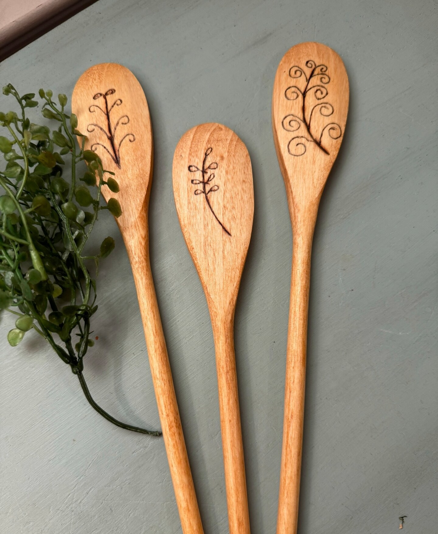 Wood Burning Design Wooden Spoons | MakerPlace by Michaels
