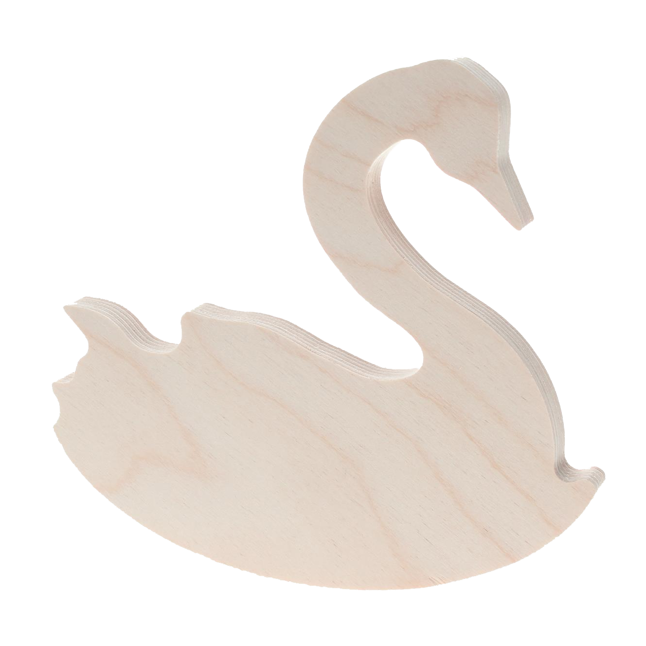 Wood Shape Rocking Swan 6x5.5" | Michaels