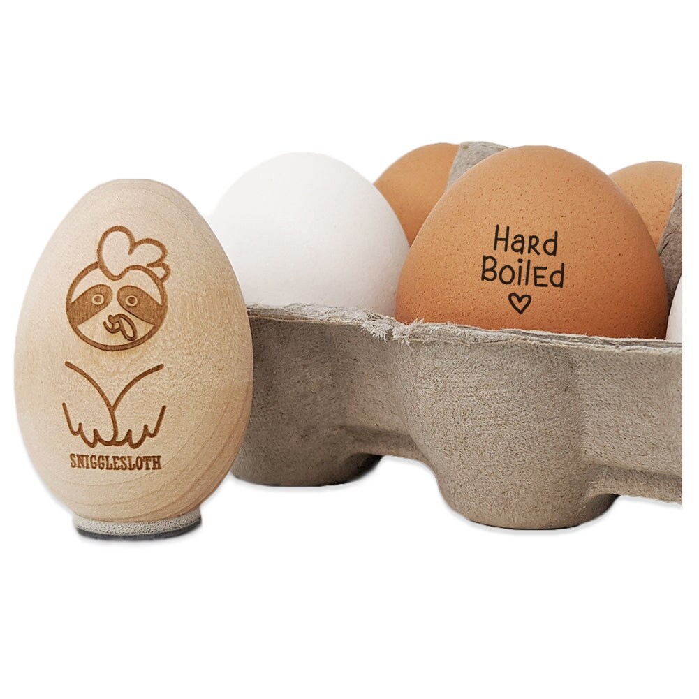 Hard Boiled Chicken Egg Rubber Stamp | Michaels