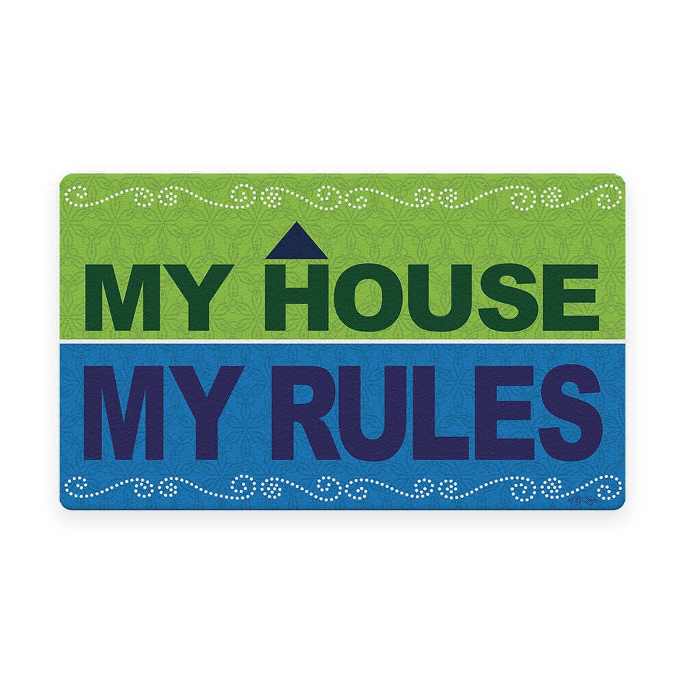 House Rules Door Mat (18 x 30") | Michaels