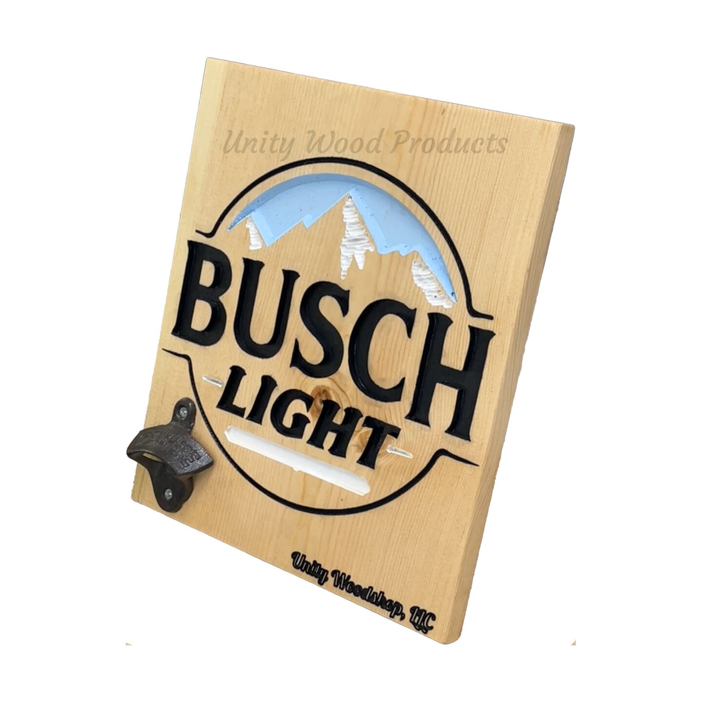 Busch Light Sign with Bottle Opener | MakerPlace by Michaels
