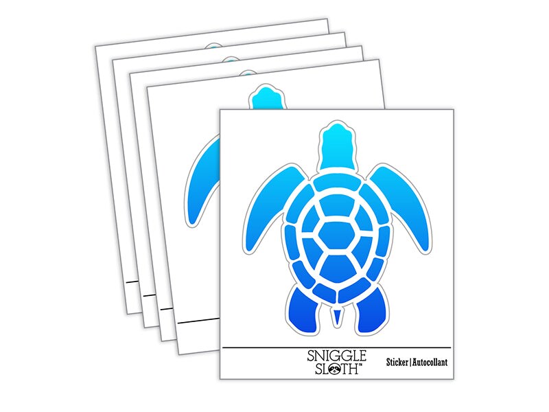 Sea Turtle Tribal Waterproof Vinyl Phone Tablet Laptop Water Bottle ...
