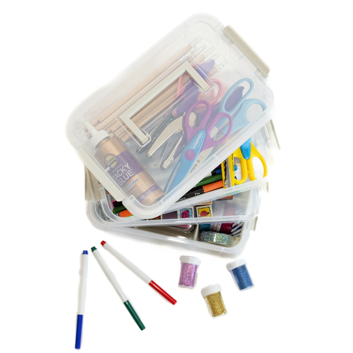 Everything Mary Clear Four Tray Plastic Organizer | Michaels