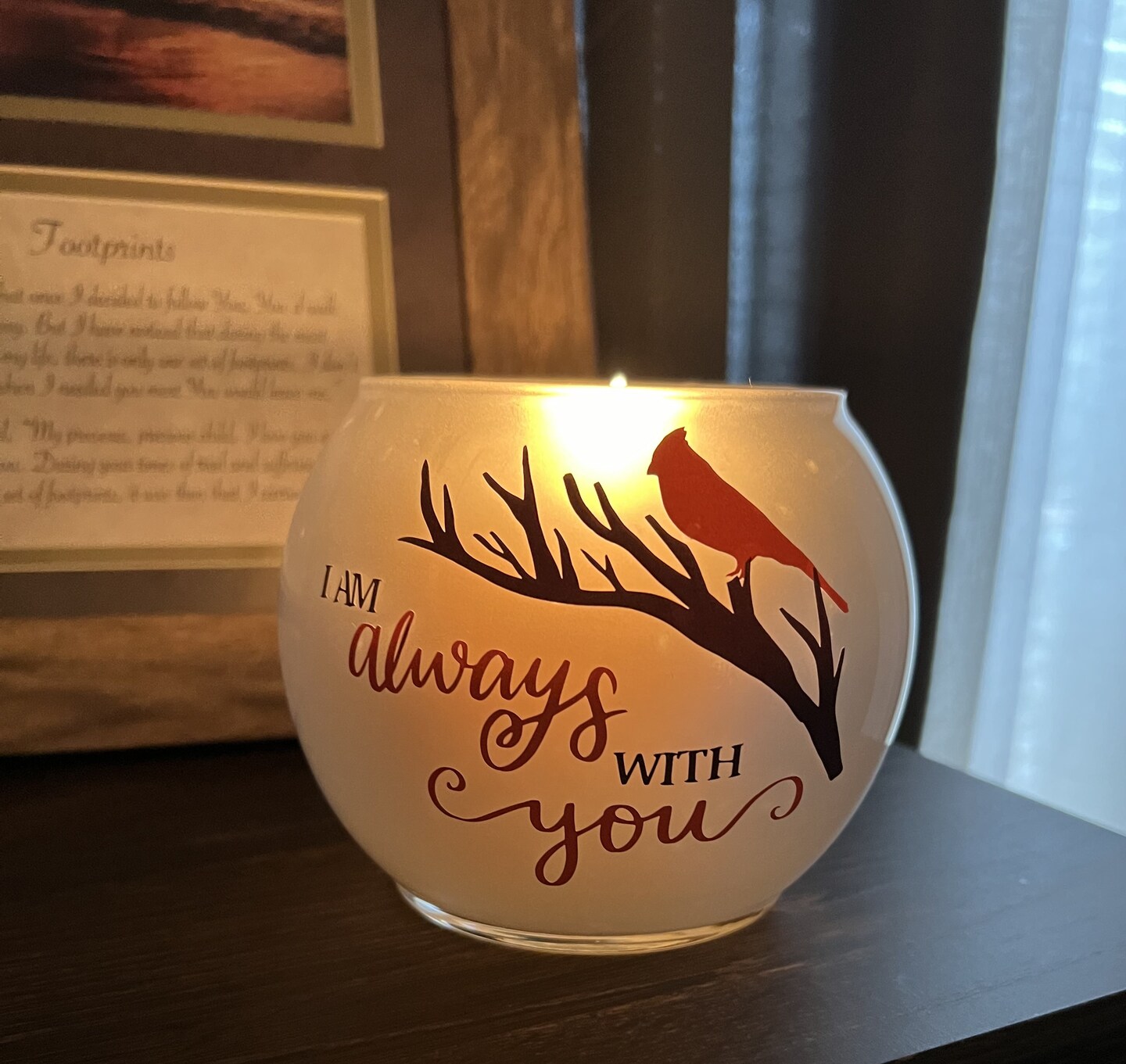 Cardinal Memorial Candle Votive | MakerPlace by Michaels