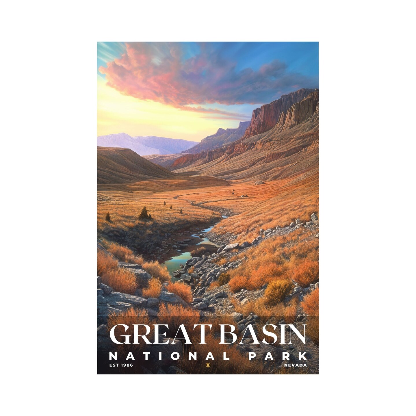 Great Basin National Park Poster, Travel Art, Office Poster, Home Decor ...