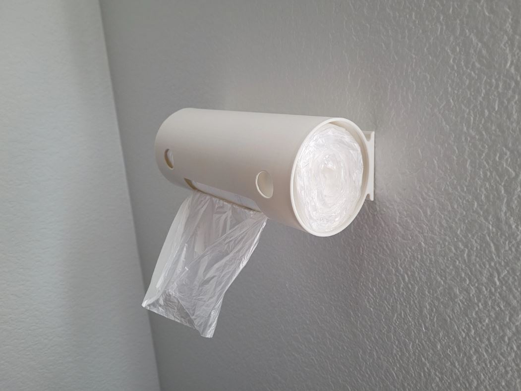 3D Printed Trash Bag | Plastic Waste Bag Dispenser-Organizer | Kitchen ...