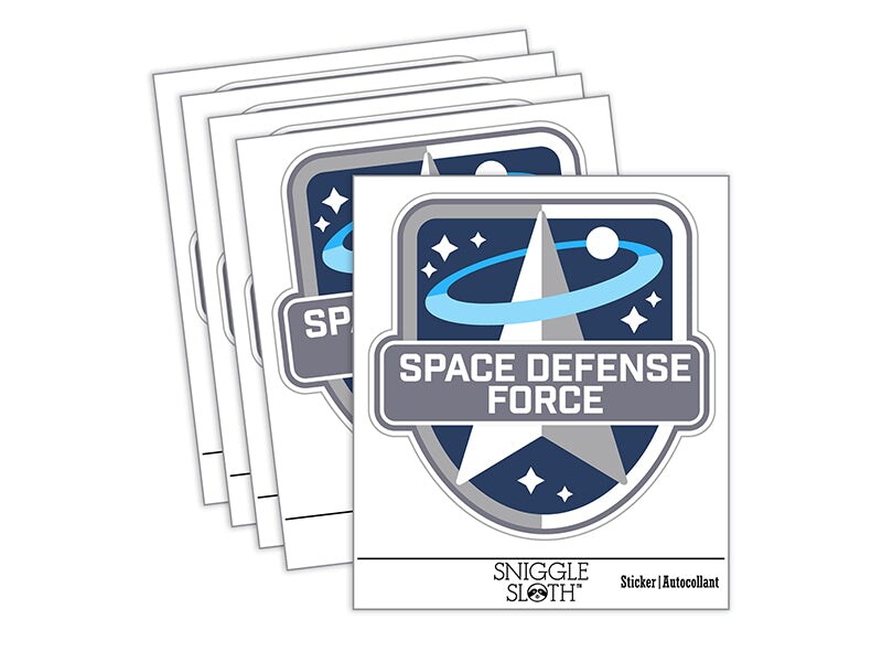 Science Fiction Space Defense Force Logo Waterproof Vinyl Phone Tablet ...