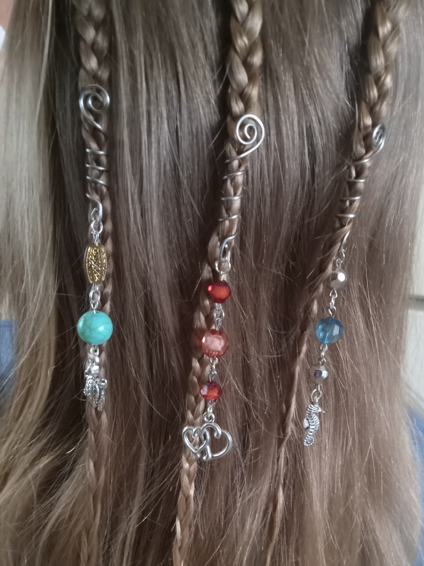 Beaded Wire Hair Twist Charms MakerPlace by Michaels