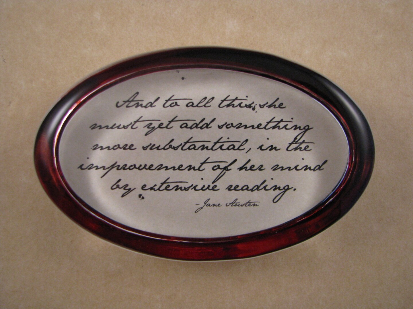 Jane Austen Quote, Mr. Darcy Quote, Austen Paperweight, Pride and ...