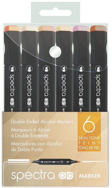 Spectra AD Alcohol Markers - 6pc Portrait Set | Michaels