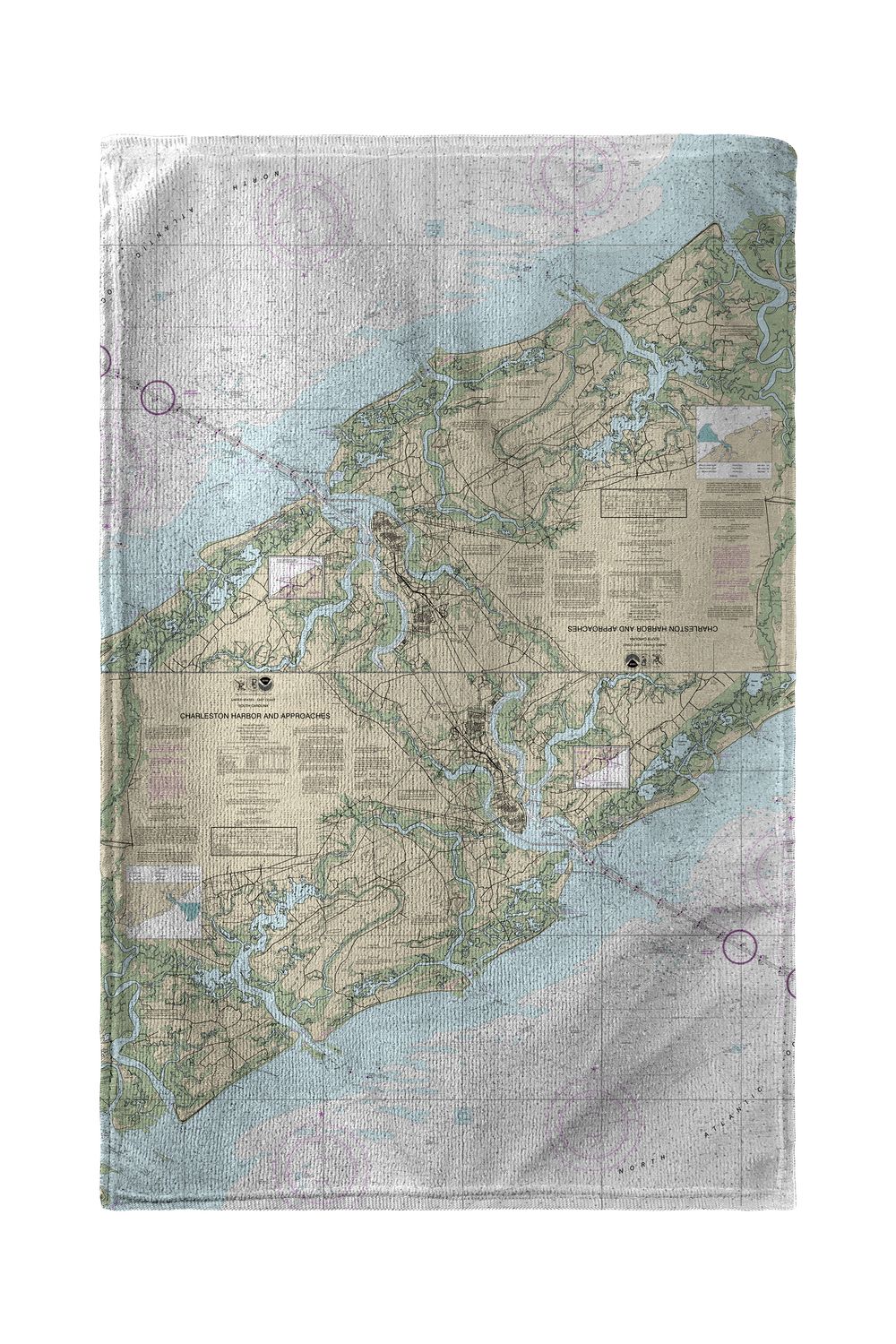 Betsy Drake Charleston Harbor and Approaches, SC Nautical Map Kitchen ... Betsy Drake Charleston Harbor and Approaches, SC Nautical Map Kitchen ...