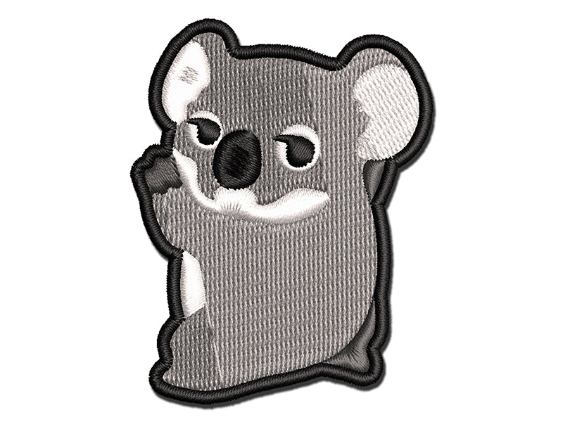 Clingy Koala Baby Multi-Color Embroidered Iron-On or Hook & Loop Patch ...
