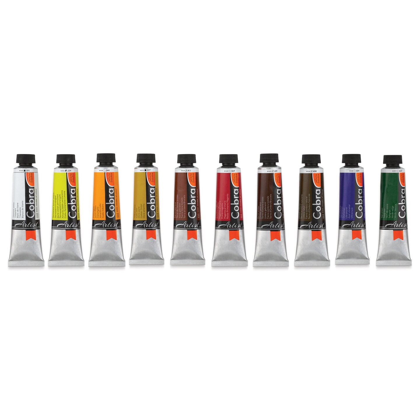 Cobra Artist Water Mixable Oil Paint - Set of 10, Peasants Portrait, 40 ...