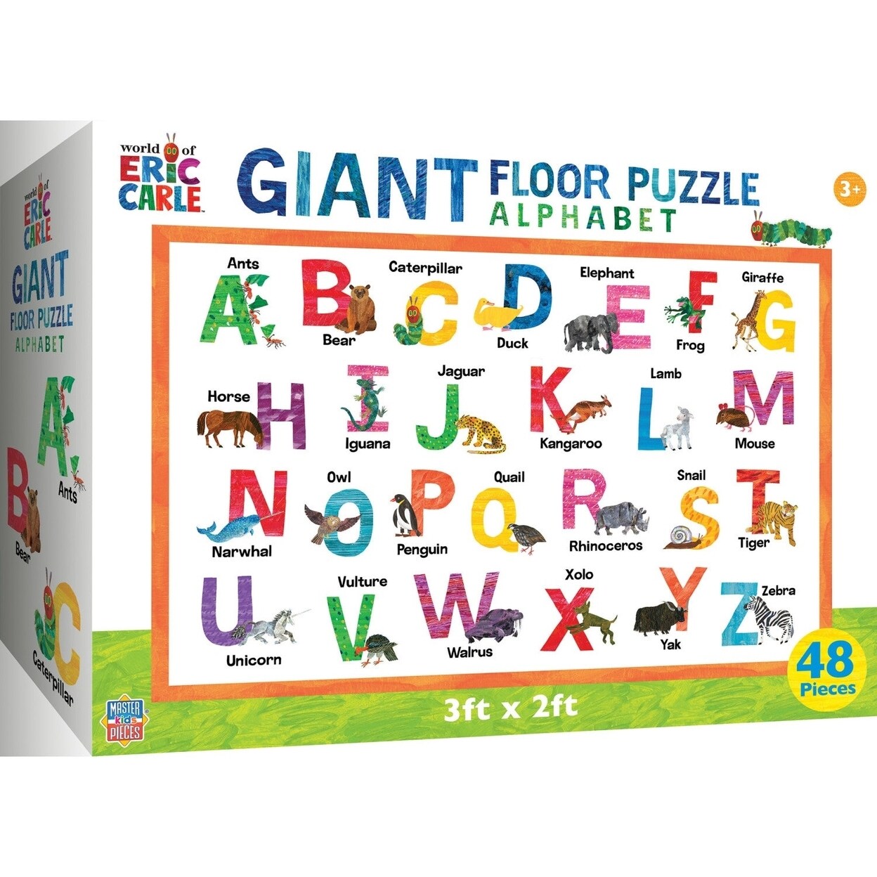 MasterPieces World of Eric Carle - Alphabet 48 Piece Floor Jigsaw ...