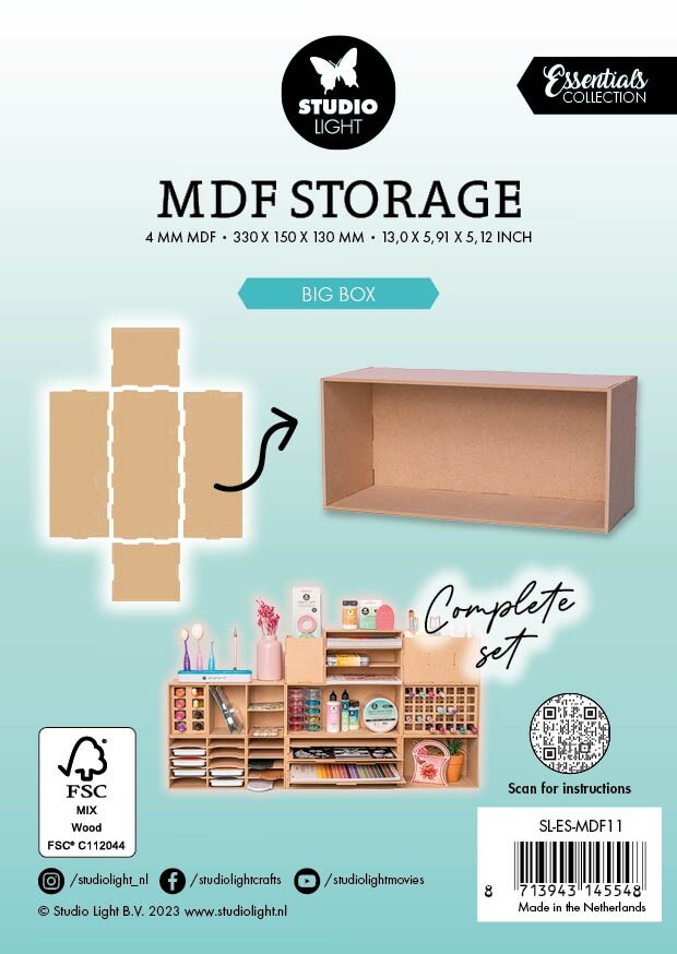 Studio Light MDF Storage Essentials-Nr. 11, Big Box | Michaels