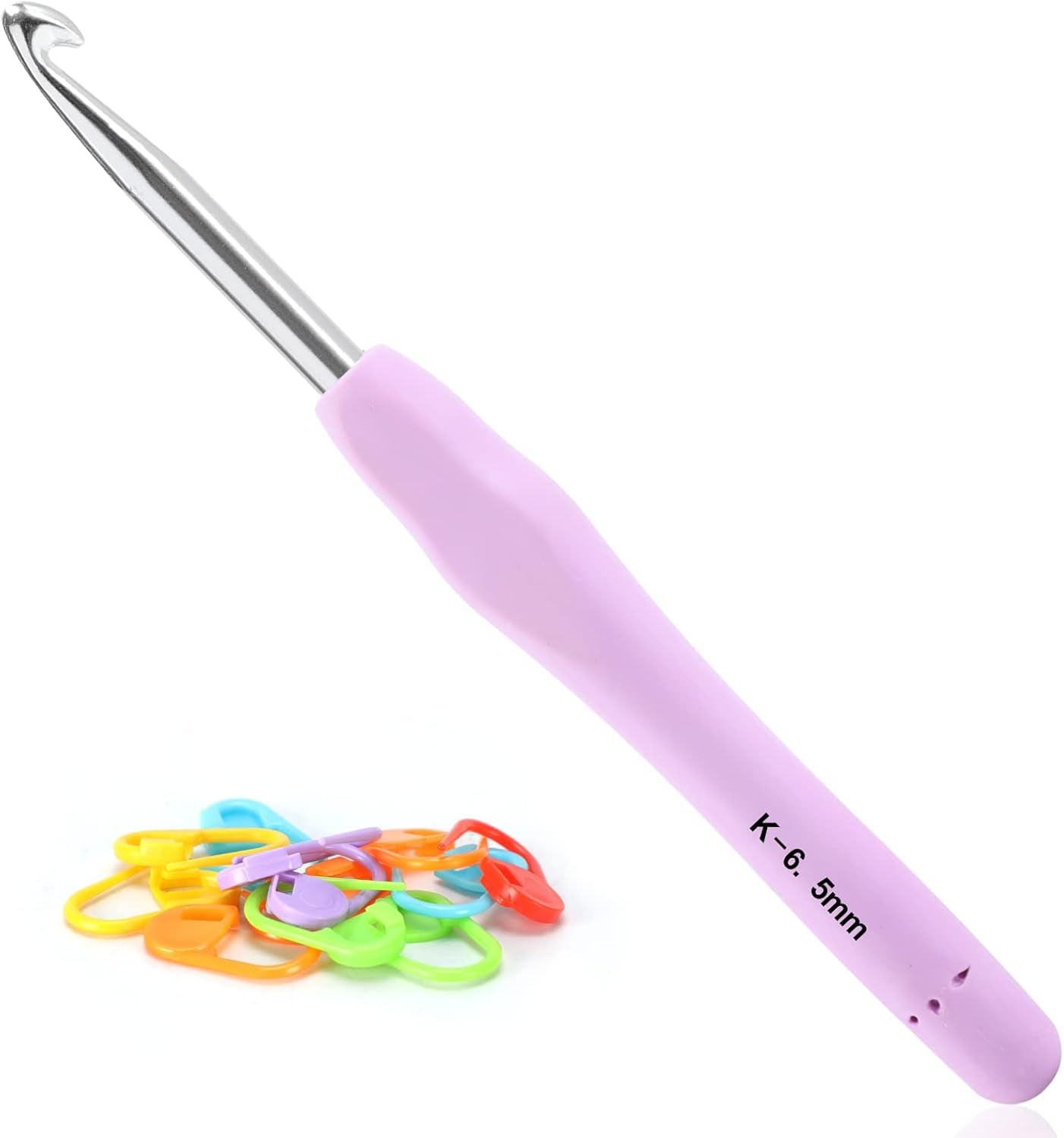 Crochet Hooks, Professional Extra Long 5Mm Crochet Hook, Ergonomic ...