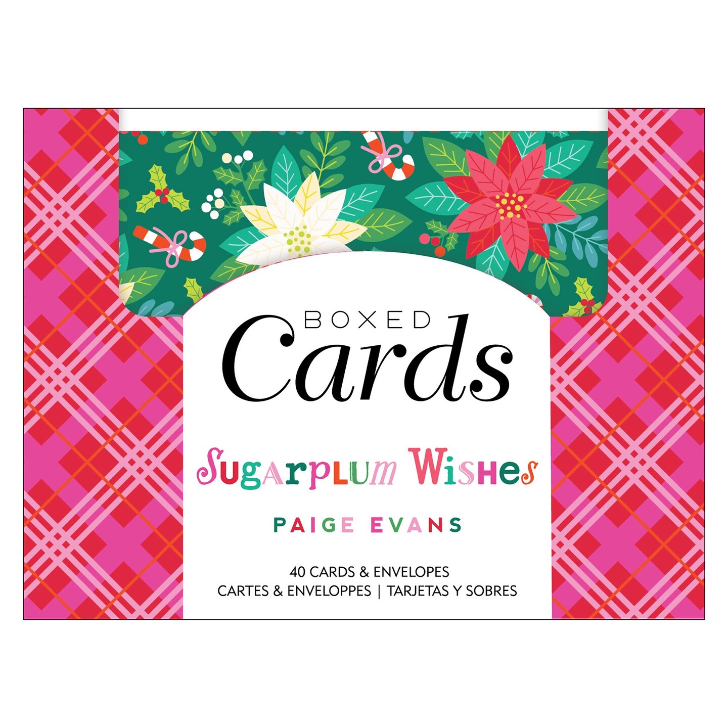 American Crafts A2 Cards W/Envelopes (4.375"X5.75") 40/Box-Paige Evans ...