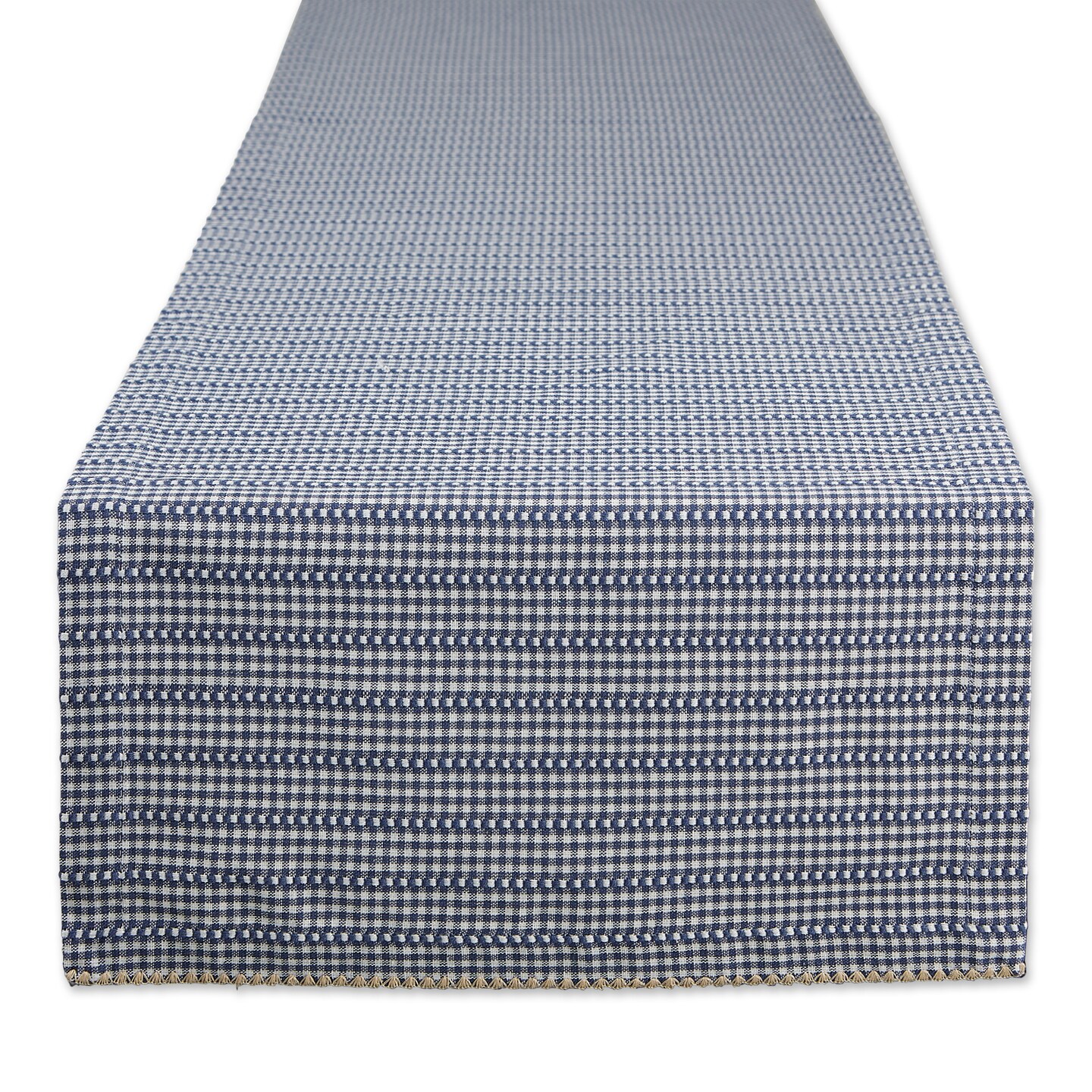 DII French Blue Farmhouse Gingham Table Runner | Michaels
