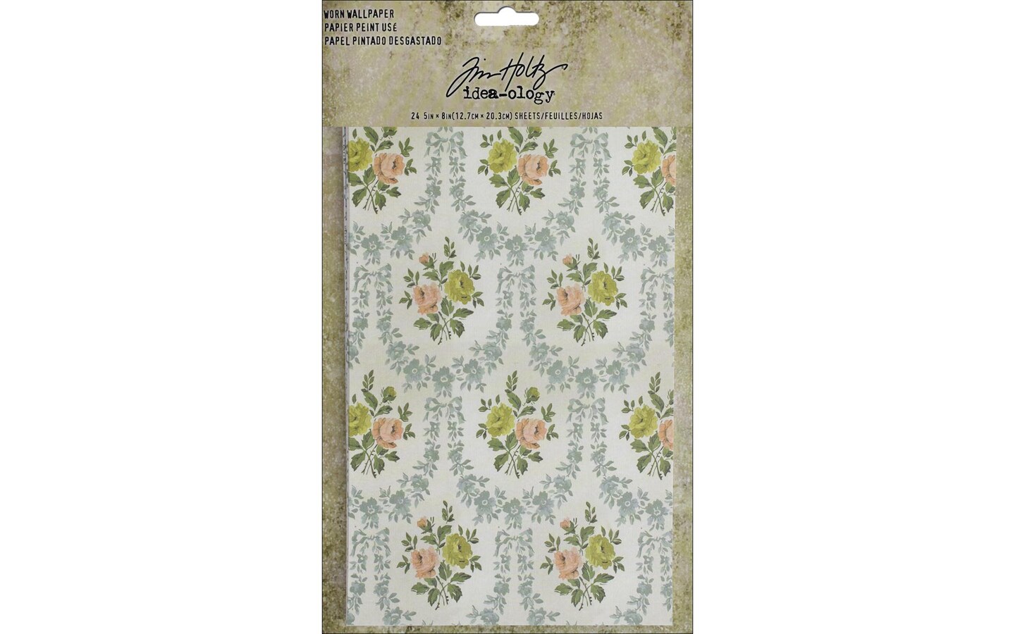 Tim Holtz Idea Ology Worn Wallpaper Michaels