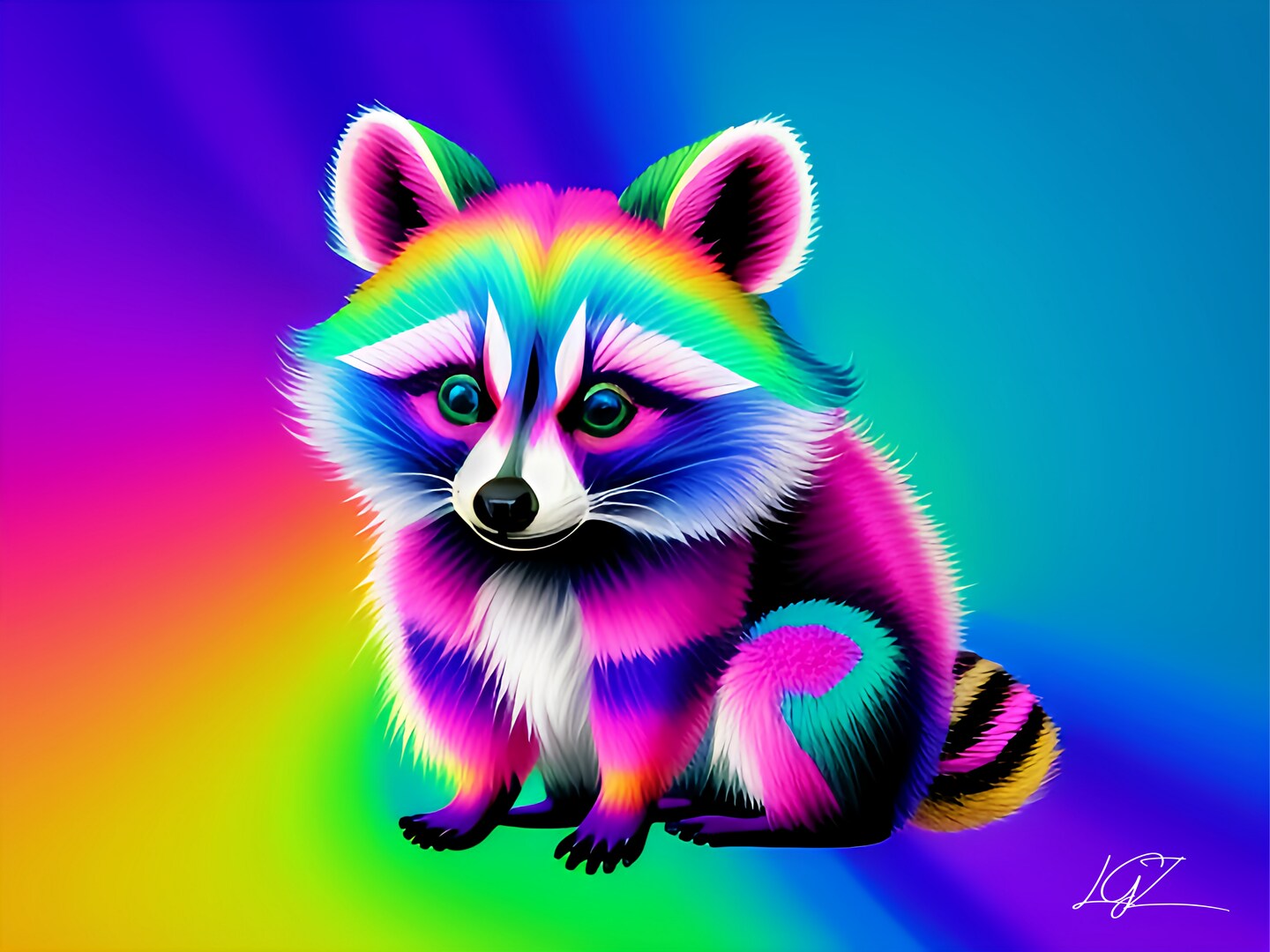 Colorful Raccoon | MakerPlace by Michaels