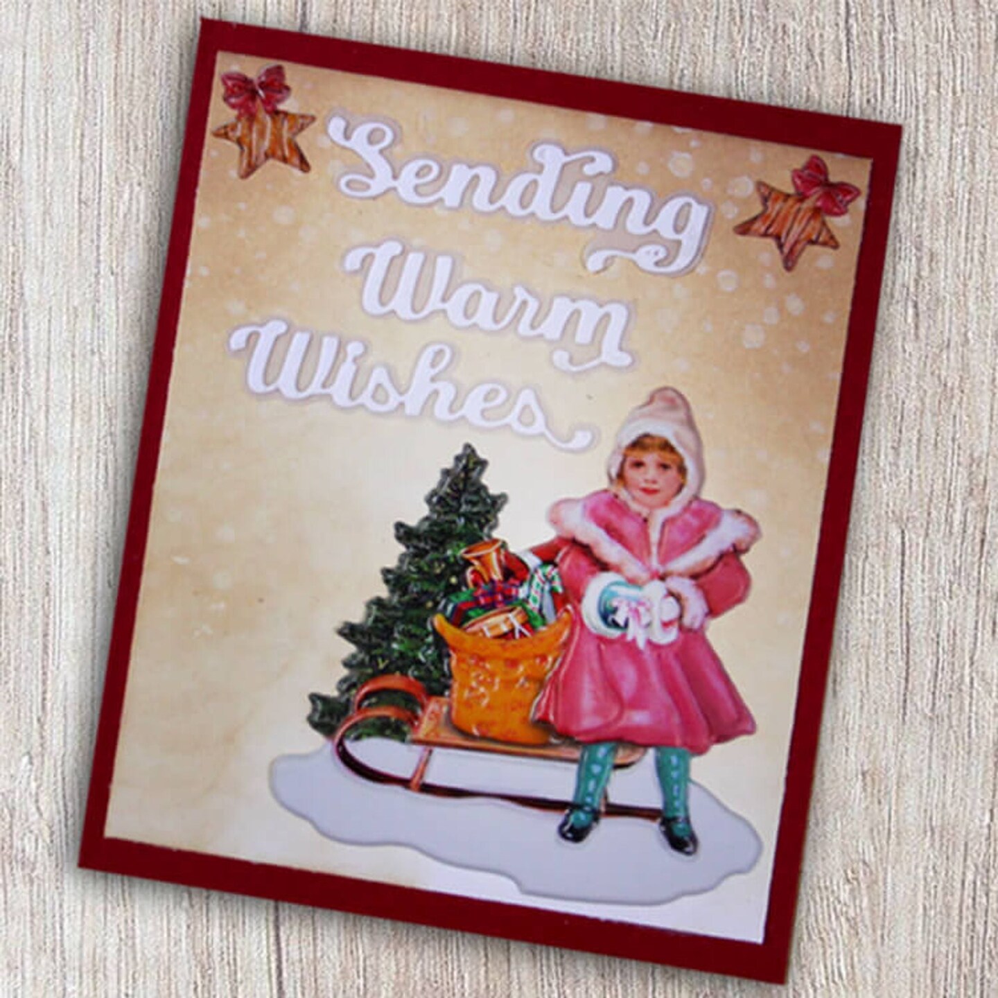 Hearty Crafts 3D Relief Stickers A4 - Christmas Children 1 | Michaels