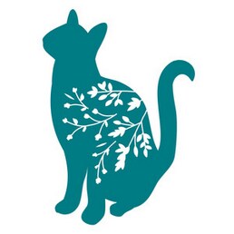 cat Decal Sticker for tumblers walls cars trucks windows wood metal ...