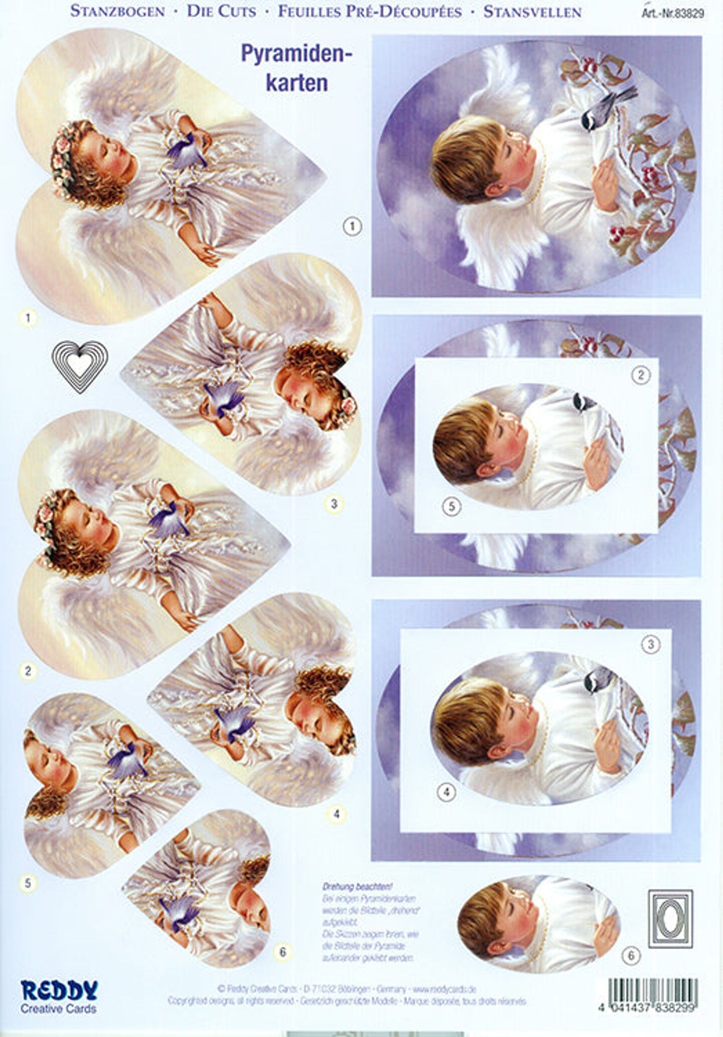 Reddy Creative Cards Pyramid Precut sheets - Religious Children | Michaels