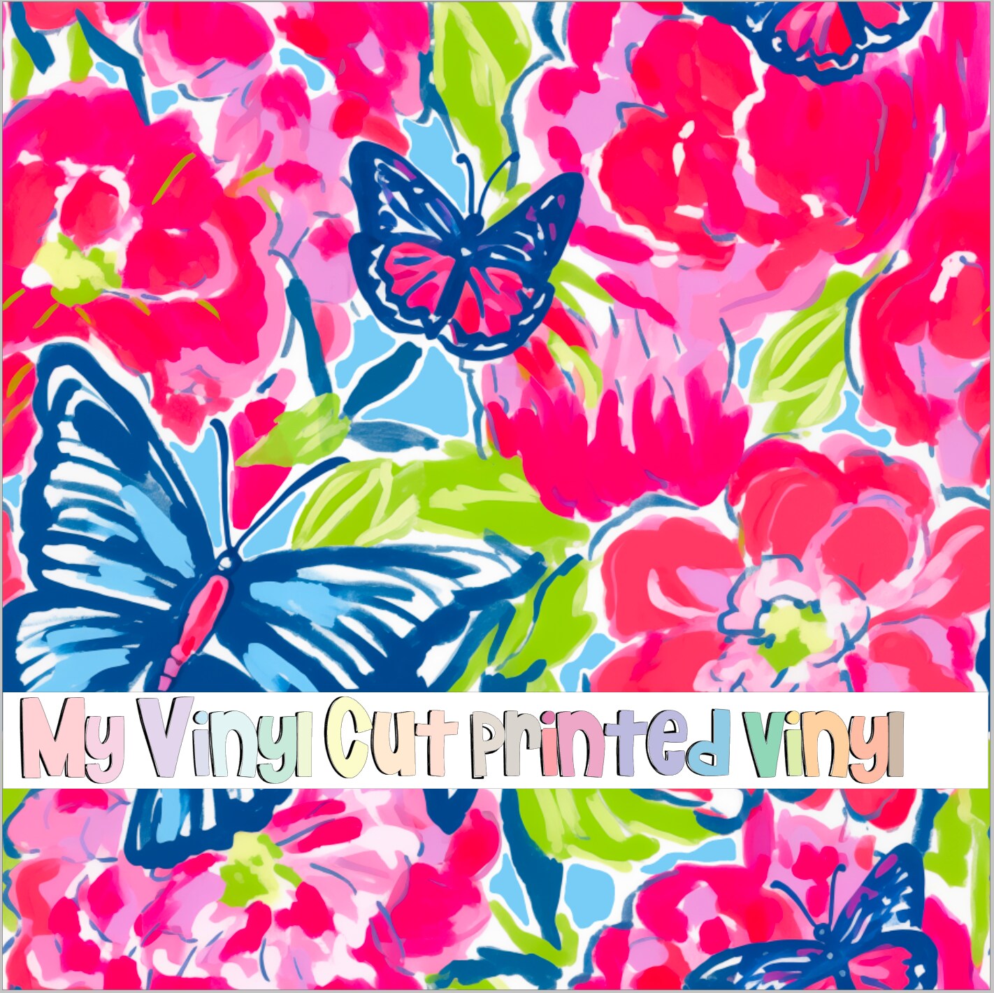 12 x 12 inch Sheet of Printed Vinyl or HTV in the K80-37 Pattern ...