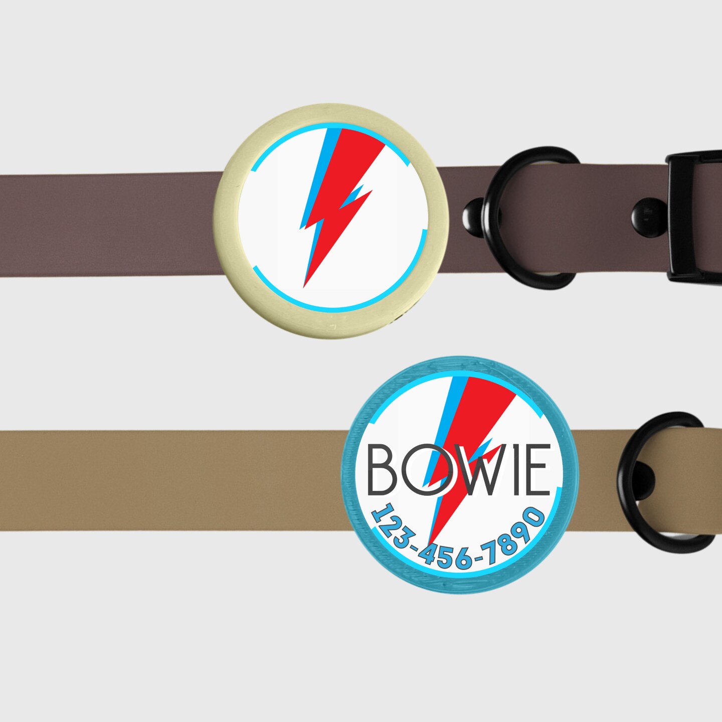 Silent Bowie Ziggy Stardust Twist-On Pet ID Tag for Dogs and Cats ...