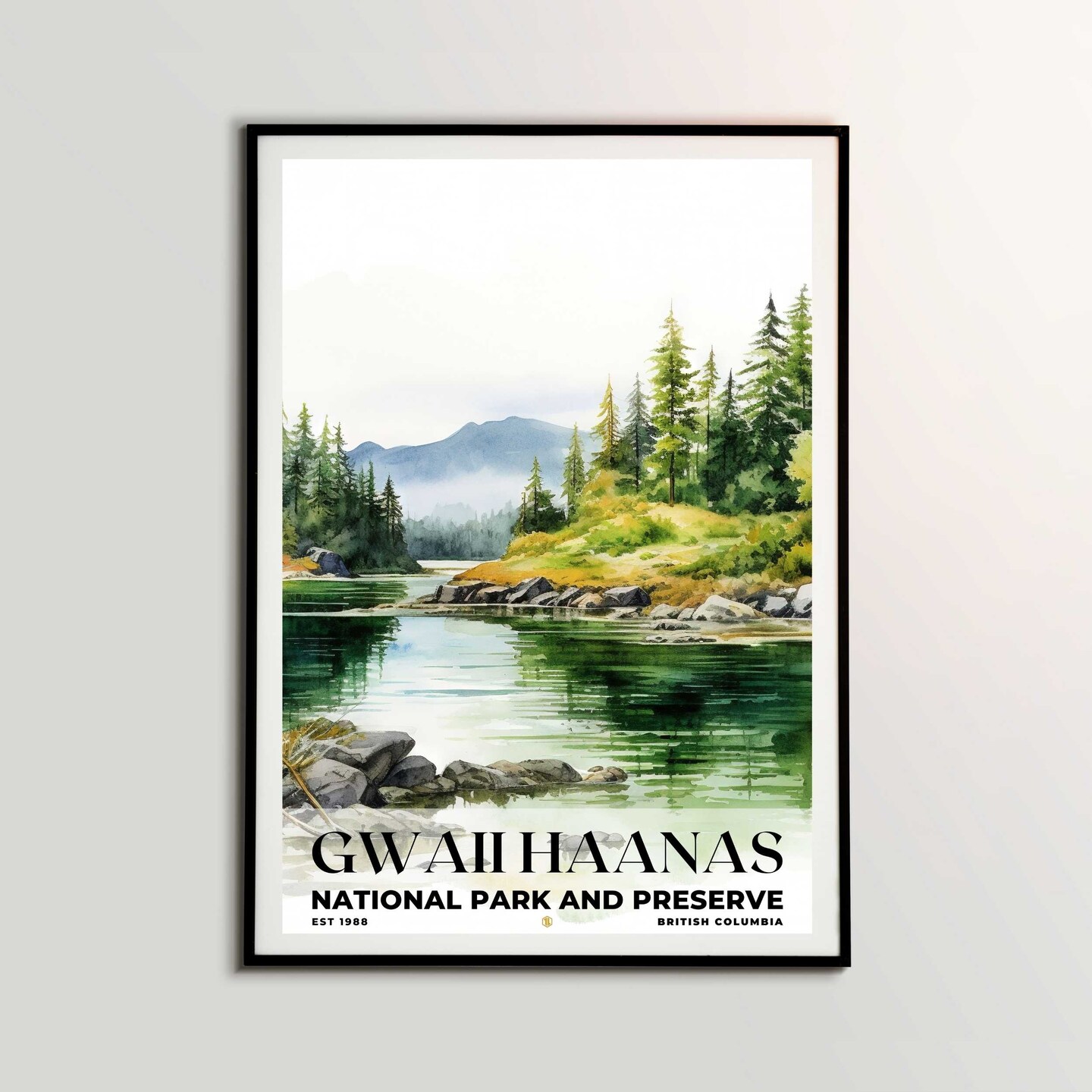 Gwaii Haanas National Park Reserve Poster, Travel Print, Office Poster ...