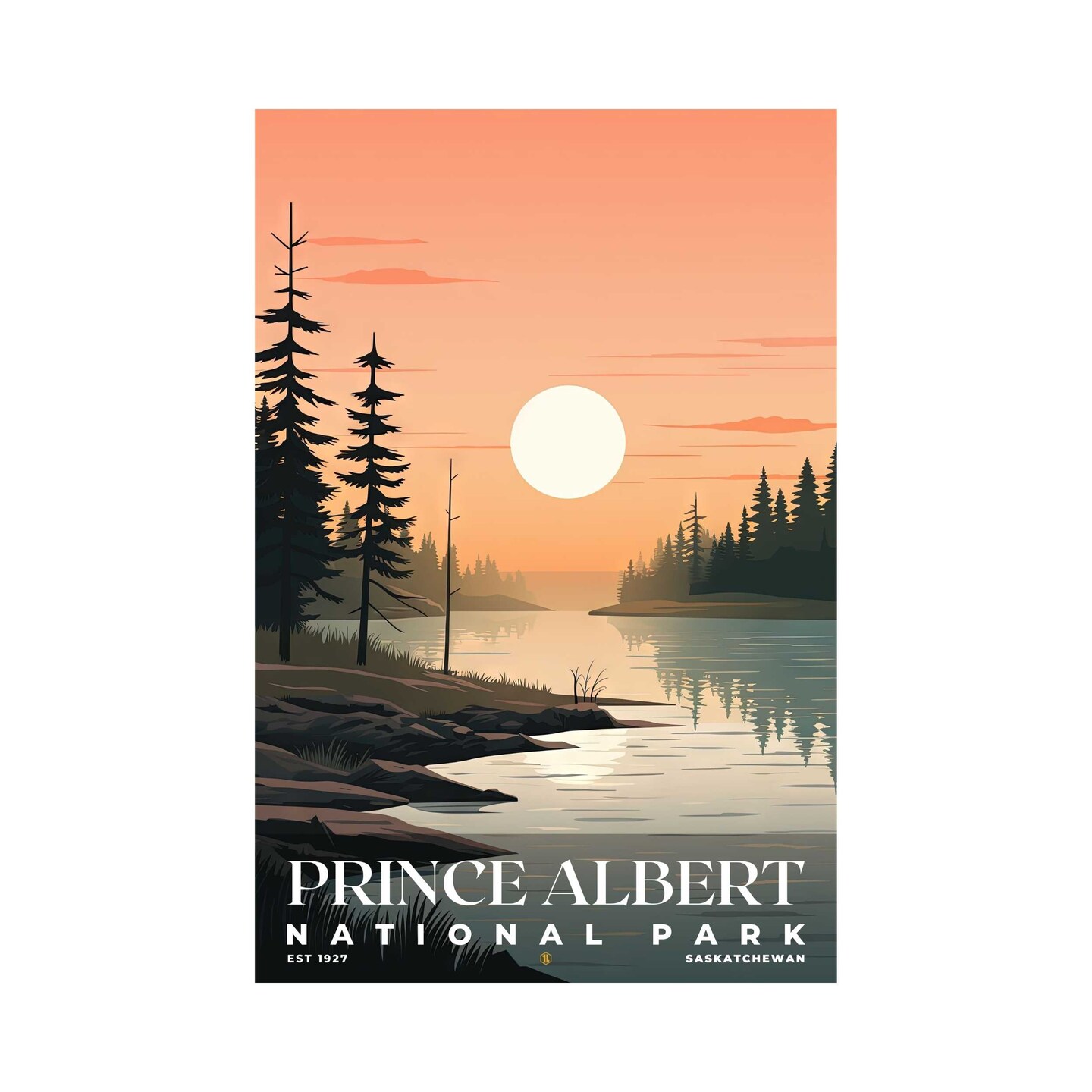 Prince Albert National Park Poster, Travel Print, Office Poster, Home ...