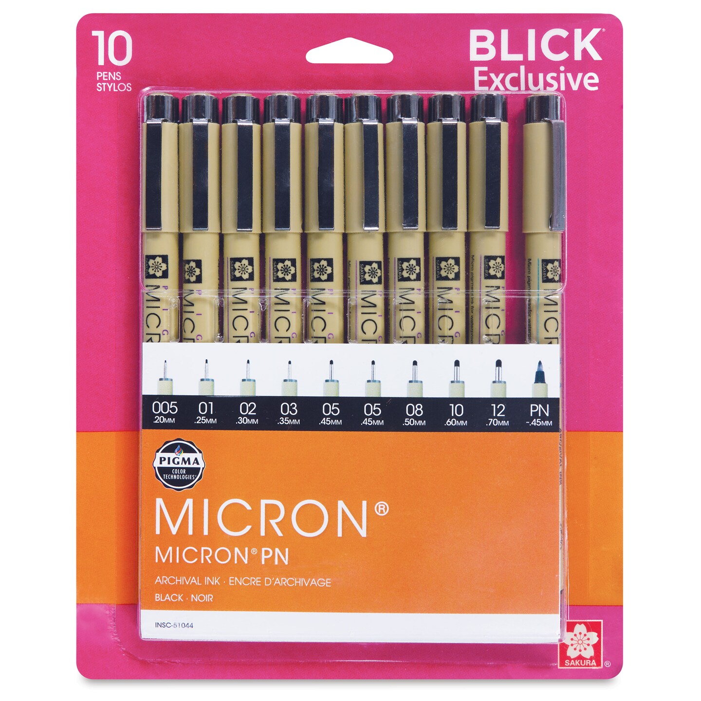 Sakura Pigma Micron Pens - Blick Exclusive Customer Favorites, Set of ...