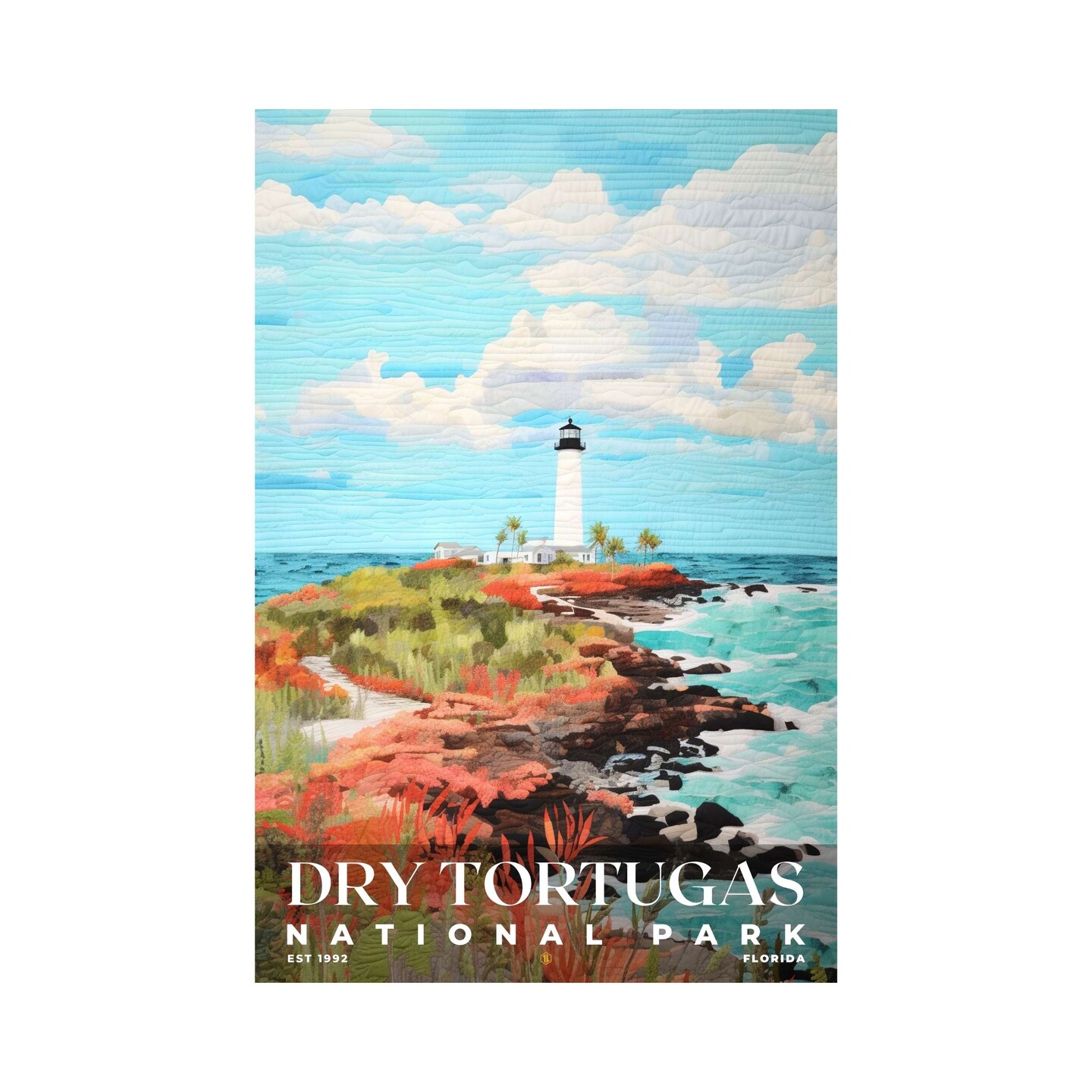 Dry Tortugas National Park Poster, Travel Art, Office Poster, Home ...